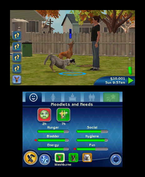 Review: The Sims 3: Pets (3DS) Review - This Is My Joystick!